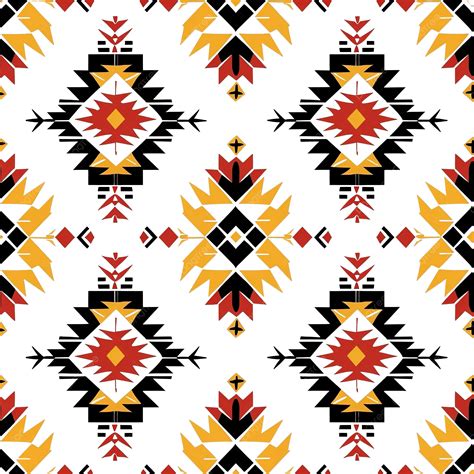 Native American Geometric Seamless Pattern Native American Patterns Seamless Peruvian Png