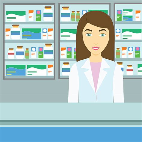 Best Pharmacy Counter Illustrations Royalty Free Vector Graphics