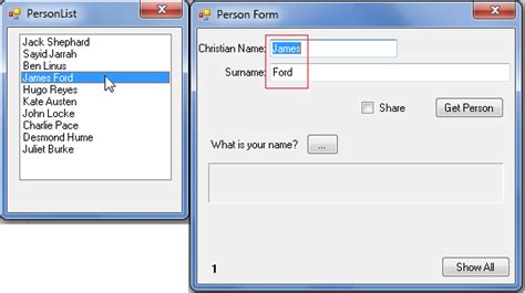 Sharing Data Among Windows Forms Codeproject