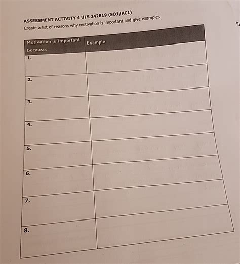 Solved ASSESSMENT ACTIVITY 4 U S 242819 SO1 AC1 Create A Chegg