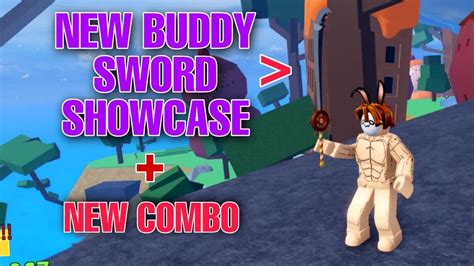 New Buddy Sword Showcase New Combo Roblox Blox Fruits Youtube