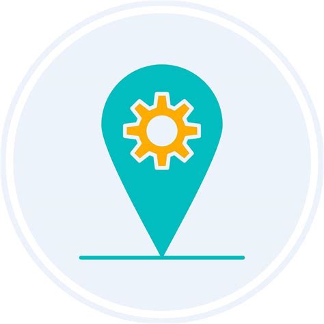 Localization Glyph Two Colour Circle Icon 38506742 Vector Art At Vecteezy