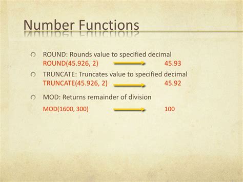 Ppt Single Row Functions Powerpoint Presentation Free Download Id