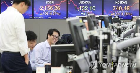 코스피 기관 사자에 반등2150대 회복