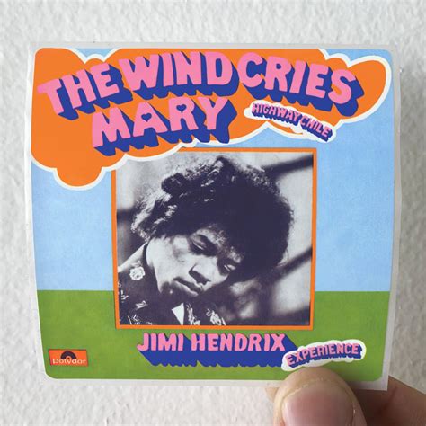 The Jimi Hendrix Experience The Wind Cries Mary 4 Album Cover Sticker