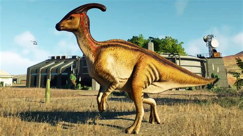 Jurassic World Evolution 2 Parasaurolophus Gameplay PS5 UHD