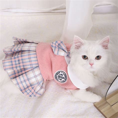 Jk貓咪裙子 貓衣服 防掉毛布偶貓咪衣服 可愛寵物裙子 狗狗裙子 狗狗衣服 寵物裙子 寵物衣服 蝦皮購物