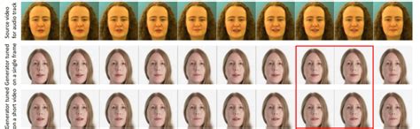 samples generated using our approach the top row shows frames from a