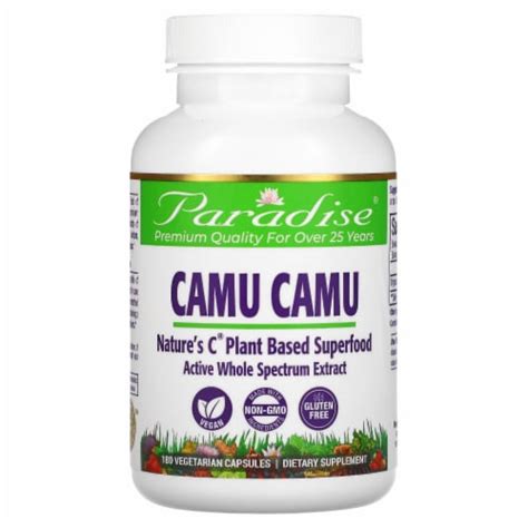 Paradise Herbs Camu Camu 180 Vegetarian Capsules 180 Count Kroger