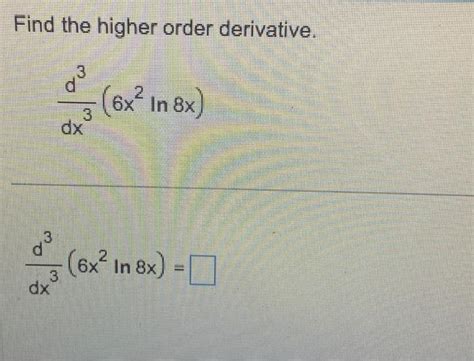 Solved Use logarithmic differentiation to evaluate f′(x) | Chegg.com