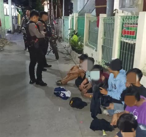 Polisi Amankan 7 Remaja Nongkrong Dan Simpan Sajam Diduga Hendak
