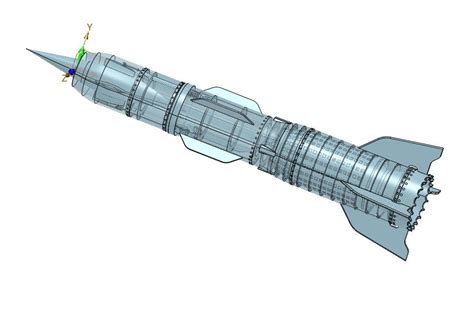 土星5号运载火箭模型仿真玩具step模型图纸下载 懒石网