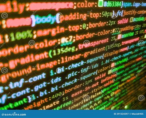 Digital Technology Background Coding Application By Programmer