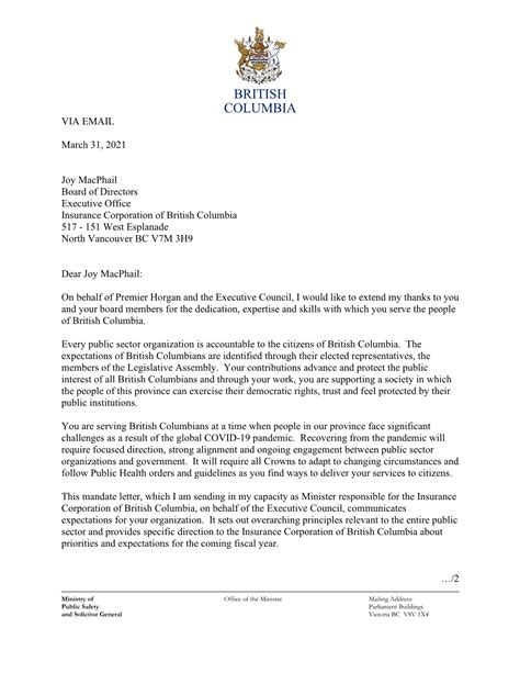 Mandate Letter Docslib