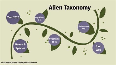 Alien Taxonomyclassification Project By Aisha Ashraf On Prezi