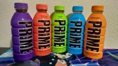 New Prime Hydration Drink By Ksi 5 Flavor Lot All Flavors 169 Oz