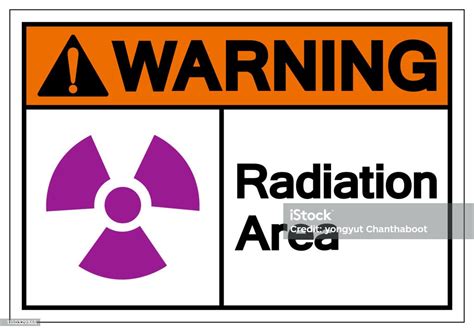 경고 방사선 영역 기호 기호 벡터 일러스트 레이 션 흰색 배경 레이블에 격리 합니다 Eps10 0명에 대한 스톡 벡터 아트 및 기타 이미지 Istock