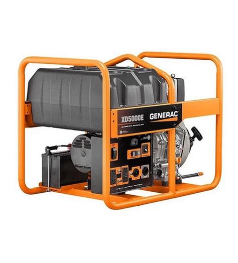 Generac Xd5000e 5000 Watt Electric Start Portable Diesel Generator Carb