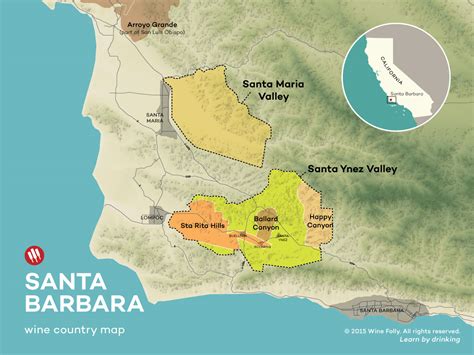 Map Of Santa Barbara Area