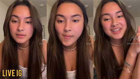 Live Hot Ig Caitlin Halderman Yang Bikin Cowok Cowok Gagal Fokus Youtube