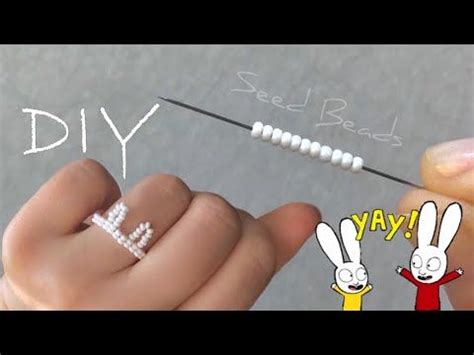 Seed Beads Youtube Diy Beaded Rings Seed Bead Jewelry Tutorials Beaded Rings