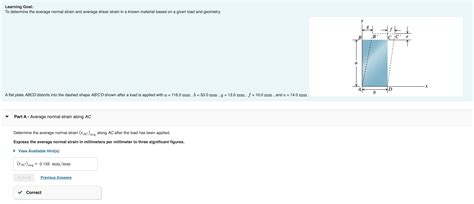 Learning Goal To ﻿determine The Average Normal Strain