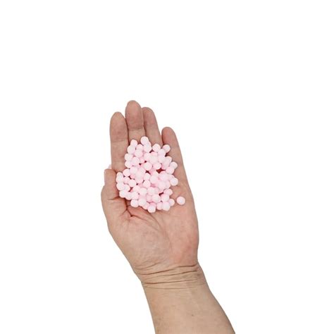 Mini Pompom Rosa Candy 1000 Unid Empório Do Eva