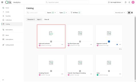 Working With Business Glossaries Qlik Cloud Help