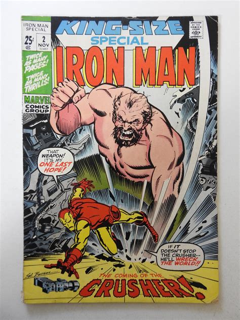 Iron Man Special 2 1971 Vg Condition 12 In Spine Split Comic
