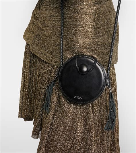Houna Small Leather Crossbody Bag In Black Isabel Marant Mytheresa