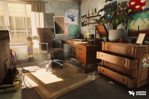 Wills Room Environment Dormitory Room Environment 3d Environments