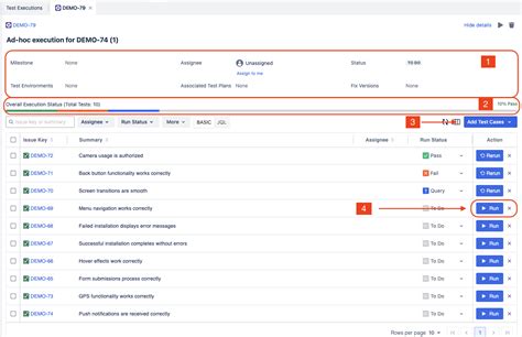 Manage Test Execution