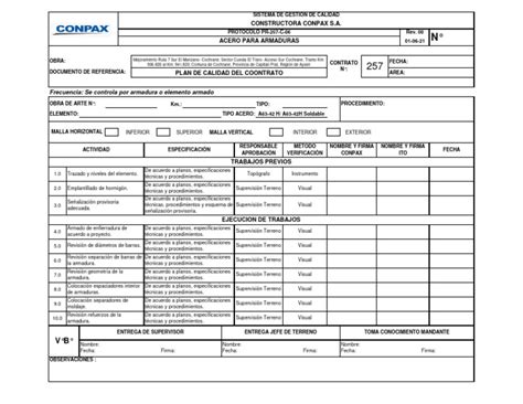 Pt Pr 257 C 06 Protocolo Acero Para Armaduras Pdf