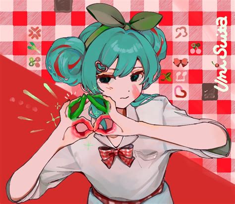 Hatsune Miku Vocaloid And 1 More Drawn By Umisuita Danbooru