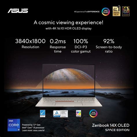 Spesifikasi Lengkap Dan Harga Asus Zenbook X Oled Space Edition