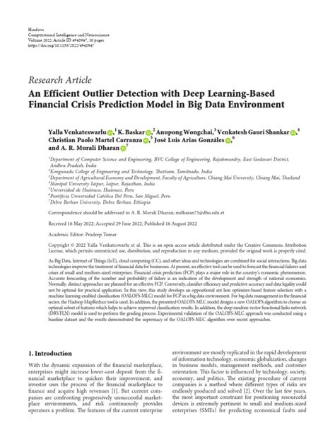 An Efficient Outlier Detection With Deep Learning Pdf Mathematical