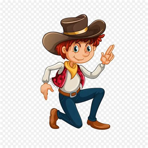 卡通帅气的牛仔人物png图片素材下载图片编号7921134 Png素材网