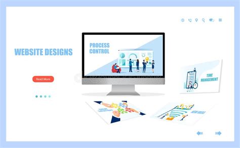 vector of a web page designs for website development stock vector