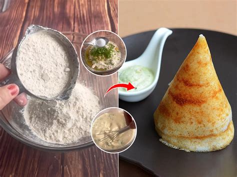 १ कप रवा १ कप गव्हाचे पीठ करा झ्टपट कुरकुरीत डोसा पोटभरीचा मस्त