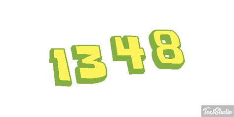 1348 Number Animated  Logo Designs