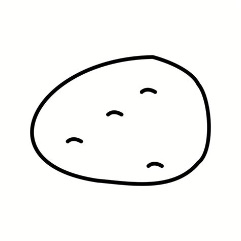 Unique Potato Vector Line Icon 15381879 Vector Art At Vecteezy