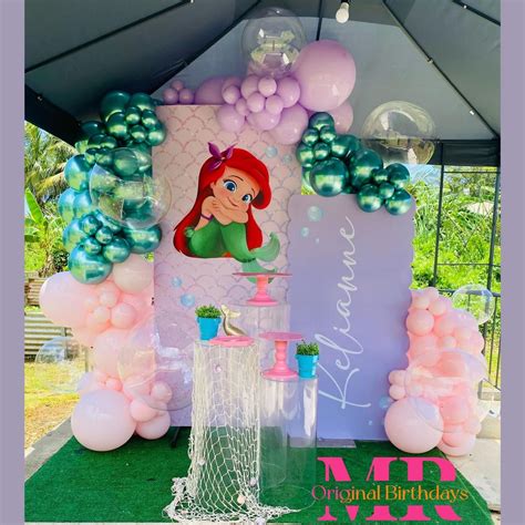 Pin By Azul Celestino On Bday In 2024 Ariel Birthday Party Ariel
