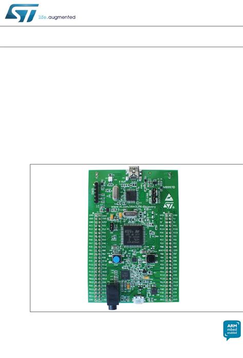 Stm32f407g Disc1 User Manual Datasheet By Stmicroelectronics Digi Key