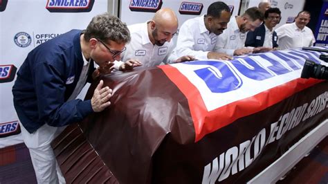 Snickers Teases Super Bowl Commercial With Guinness World Record Candy