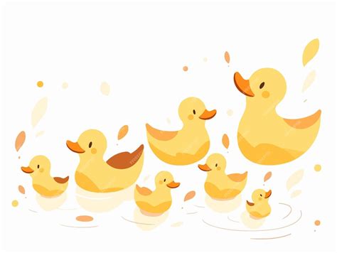 Premium Vector Illustration Of Ducks In Vector