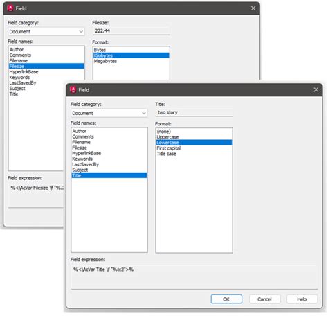 Autocad Tutorial Using Fields To Make Text Dynamic