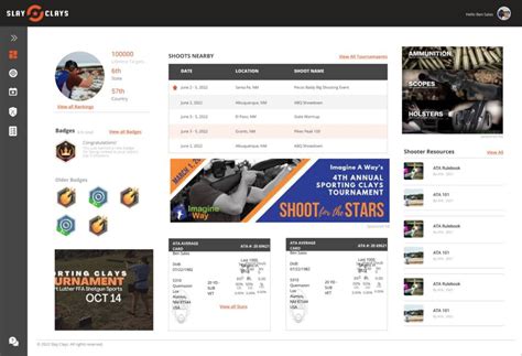 Shooter Dashboard Slay Clays Knowledge Base