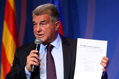 Barcelona President Joan Laporta Hits Back Over Negreira Scandal