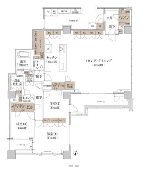 プラウド神楽坂ヒルトップ タイプb3 間取り マンション・一戸建て 理想の間取り探し！ 間取り マンション 3ldk マンション