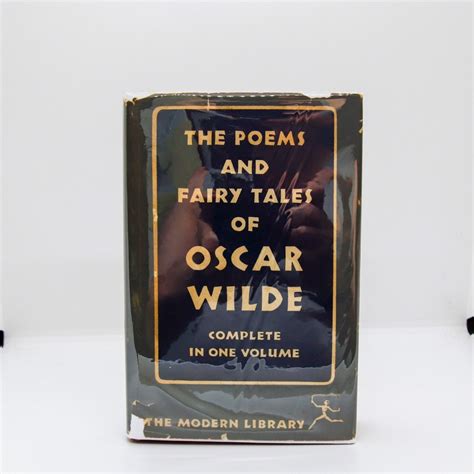 Oscar Wilde The Poems And Fairy Tales Vintage Cloth Wrapped Modern
